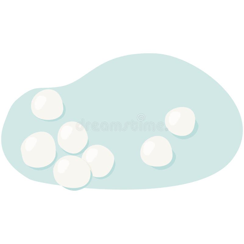 Set of Snowballs, Winter Holidays Design Template Element, Vector Stock ...