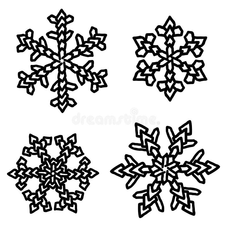 Collection of Black Painted Check Marks. Vector Set of Brush Strokes ...