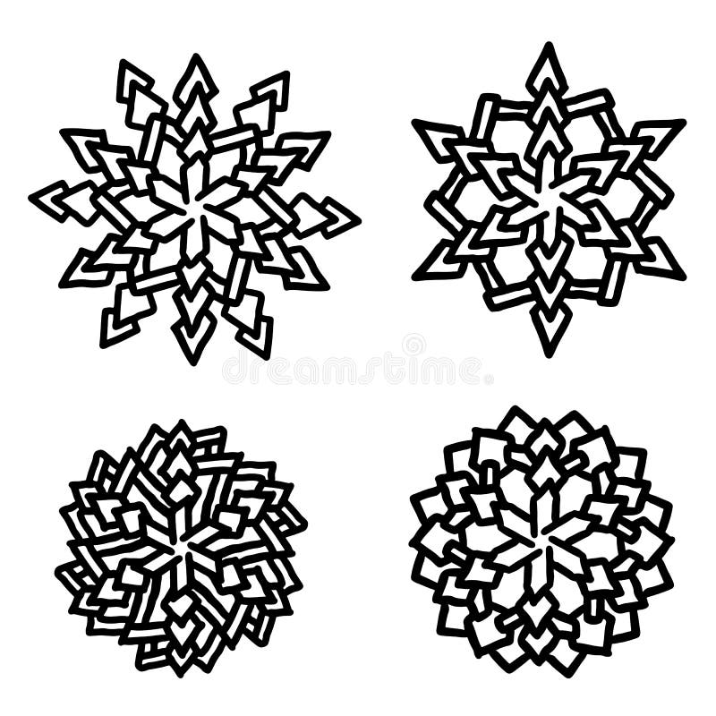 Collection of Black Painted Check Marks. Vector Set of Brush Strokes ...