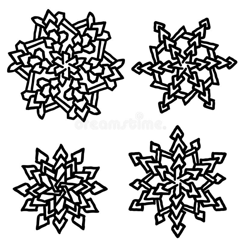 Collection of Black Painted Check Marks. Vector Set of Brush Strokes ...