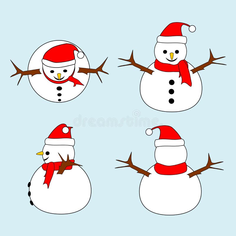 Snowman Back Side Stock Illustrations – 8 Snowman Back Side Stock ...