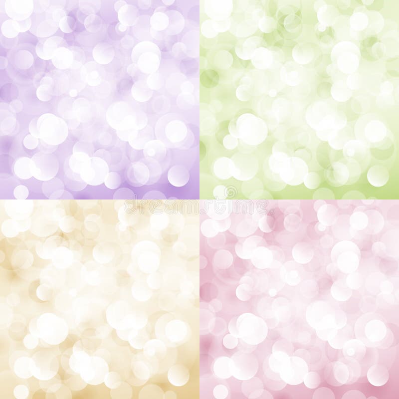 Soft Bright Abstract Bokeh Background Stock Vector - Illustration of ...