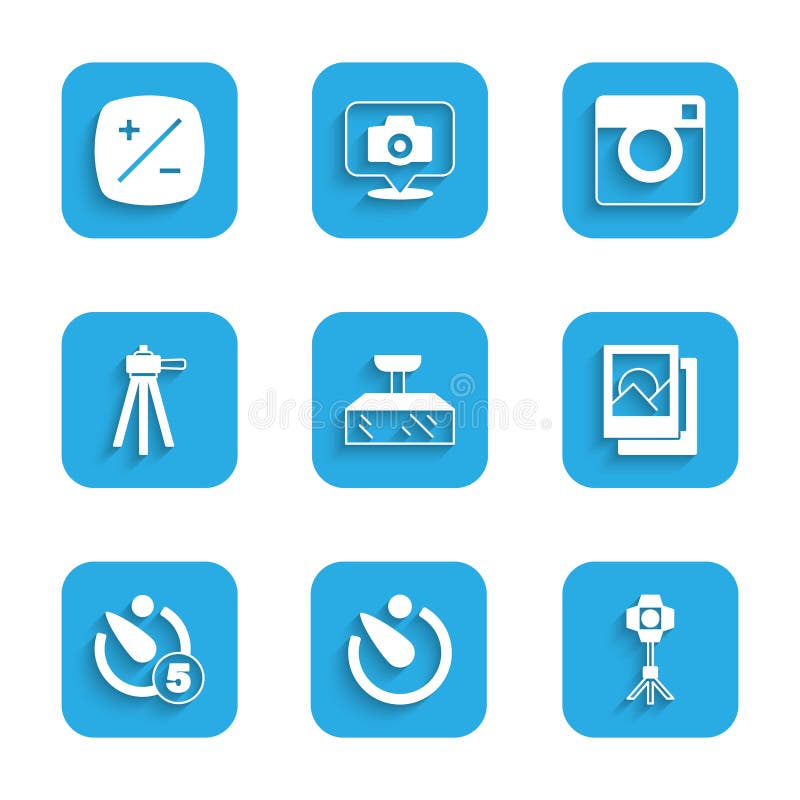 Set Softbox Light, Camera Timer, Photo Frame, Tripod, Camera and ...