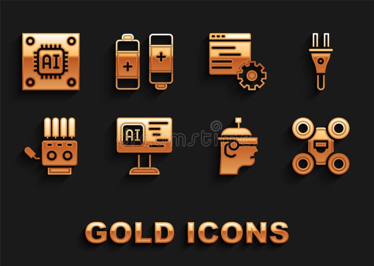 Set Software, Electric Plug, Drone, Smart Glasses, Mechanical Robot Hand, Computer Api Interface ...