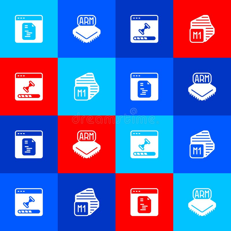 Set Software, Processor, Loading Data Window and Icon. Vector Stock ... Set Software, Processor, Loading Data Window and Icon. Vector Stock ...