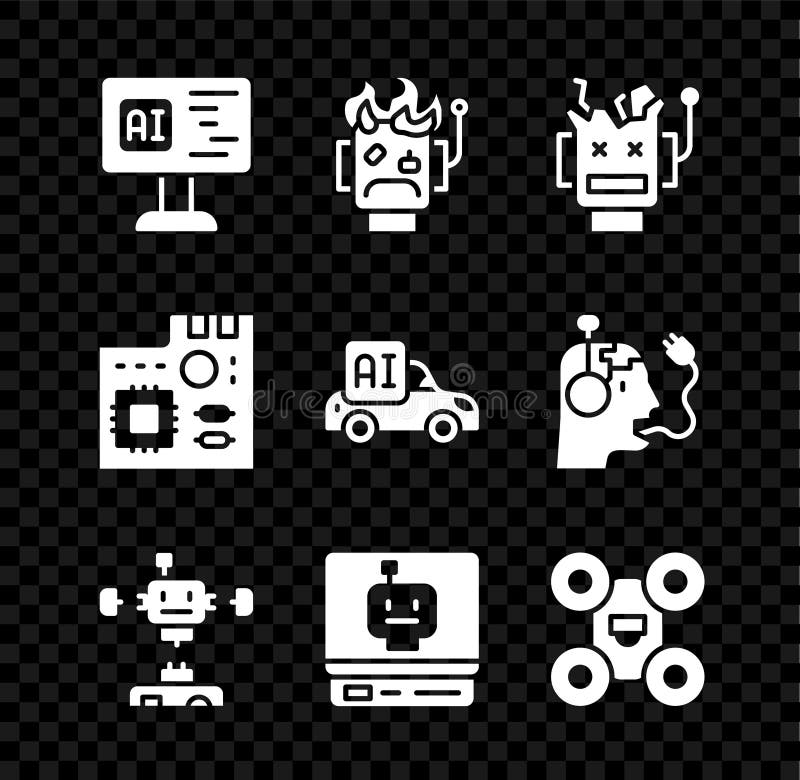Set Software, Robot Burned Out, Broken Robot, Disassembled, Drone ... Set Software, Robot Burned Out, Broken Robot, Disassembled, Drone ...