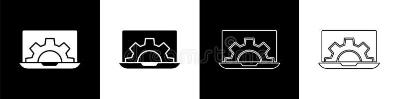 Coding Language Icon Black White Stock Illustrations – 546 Coding Language Icon Black White ...