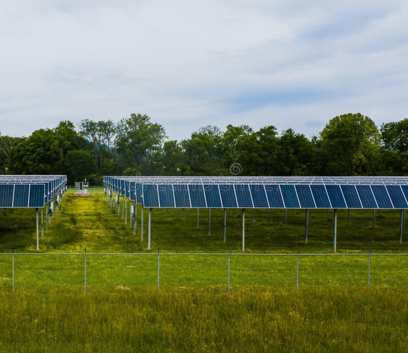A set of solar panels. stock image. Image of concept - 214571985