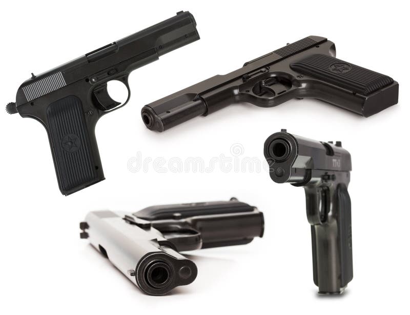 Soviet Tula Tokarev pistol stock photo. Image of replica - 34930970