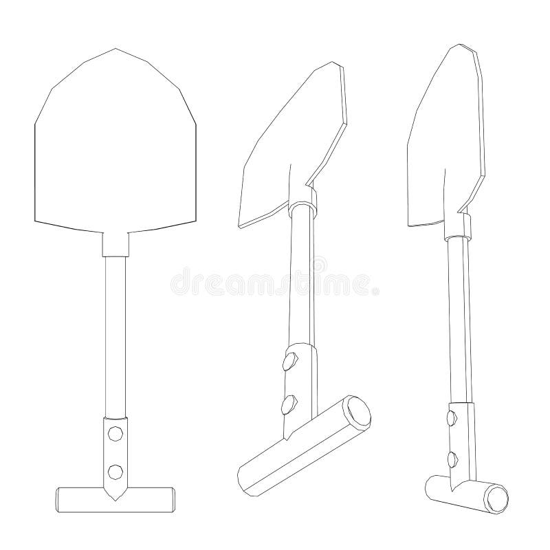 Spades Linear Icon Concept. Spades Line Vector Sign, Symbol ...