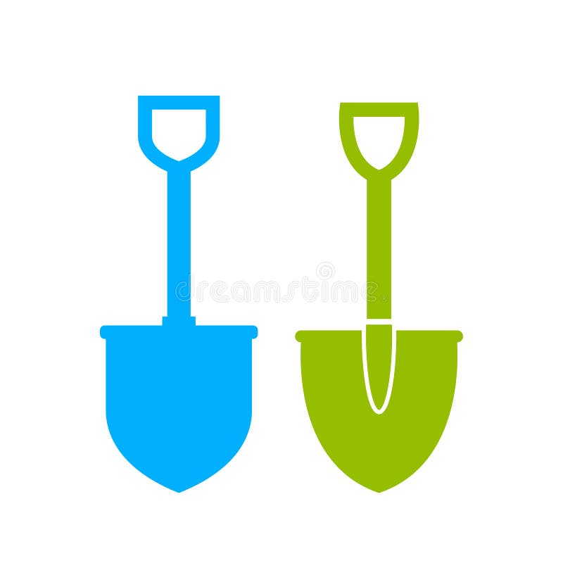 Spade vector icon stock vector. Illustration of shape - 97188738