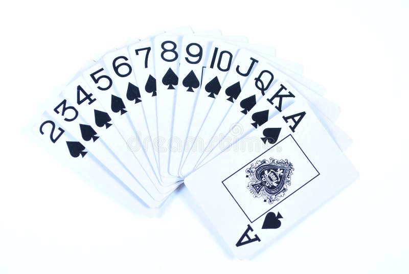 Set of Spades stock illustration. Illustration of blackjack - 18397852