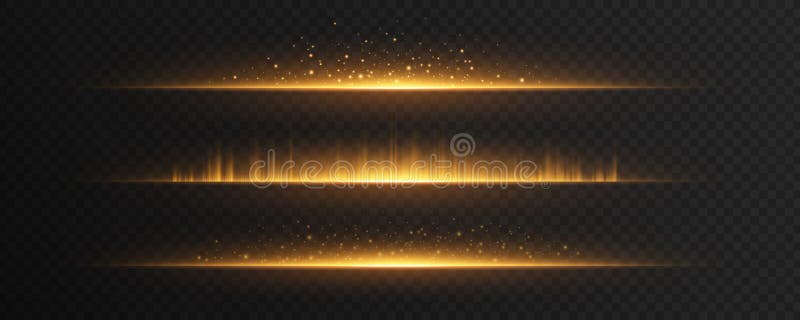Set of Sparkling Backlights Isolated on Dark Transparent Background ...