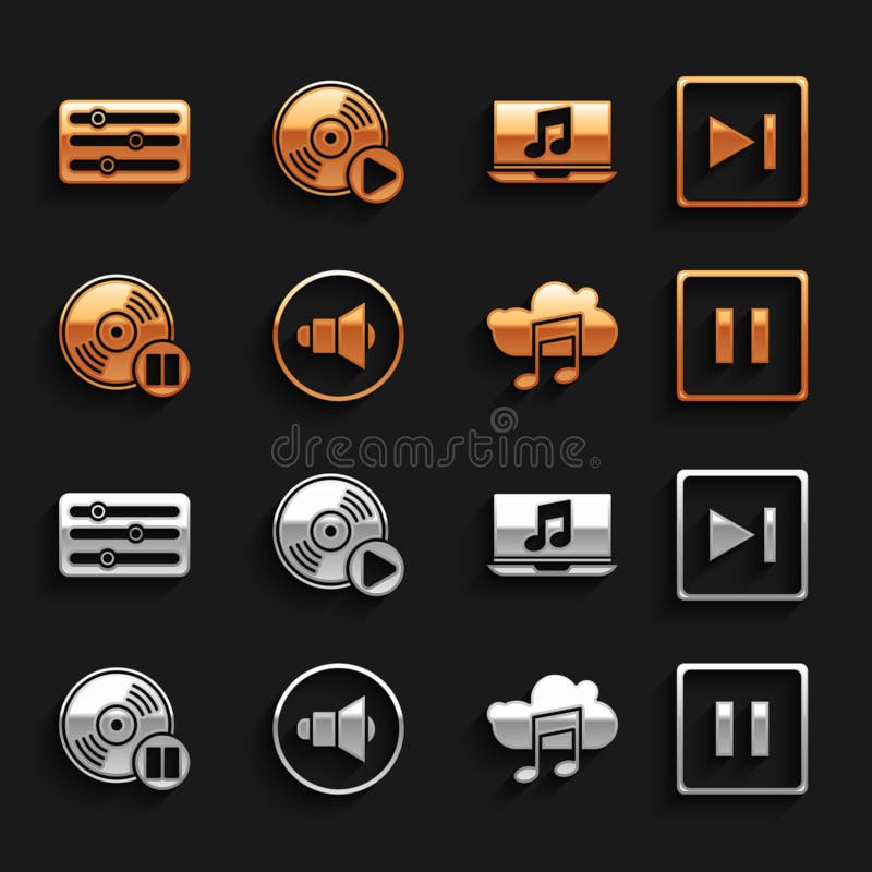 Set Speaker Volume, Fast Forward, Pause Button, Music Streaming Service ...