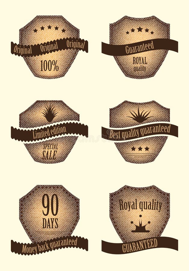 Set of special labels stock vector. Illustration of business - 25348435