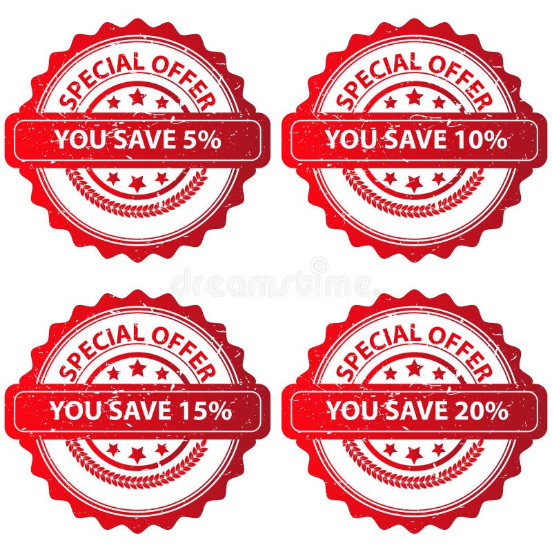 Set of business stamps stock vector. Illustration of certified - 42751964