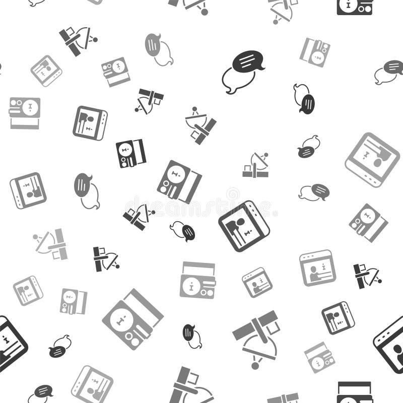 Set Speech Bubble Chat, Radar, Information and News Radio Channel on ...