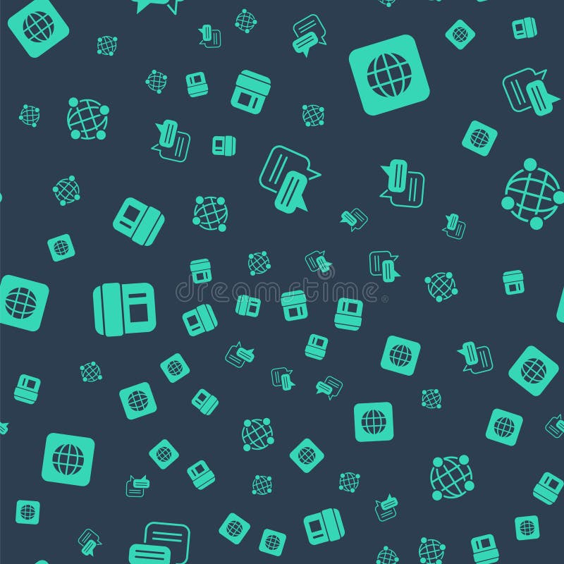 Set Speech Bubble Chat, Worldwide, Telephone Handset and Global ...