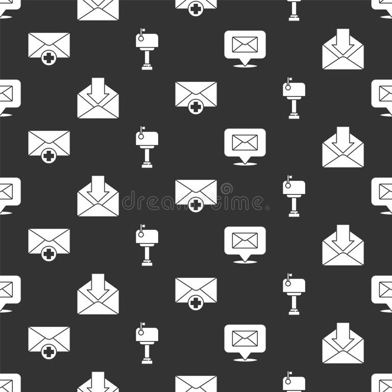 Set Speech Bubble with Envelope, Envelope, Received Message Concept and ...