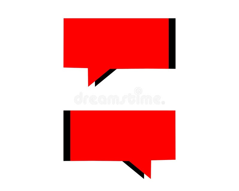 Set of Speech Bubbles, Chat Boxes, Text Boxes Cartoon Sketch Vector ...