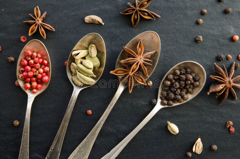 Set of spices stock photo. Image of decoration, laurel - 64829004