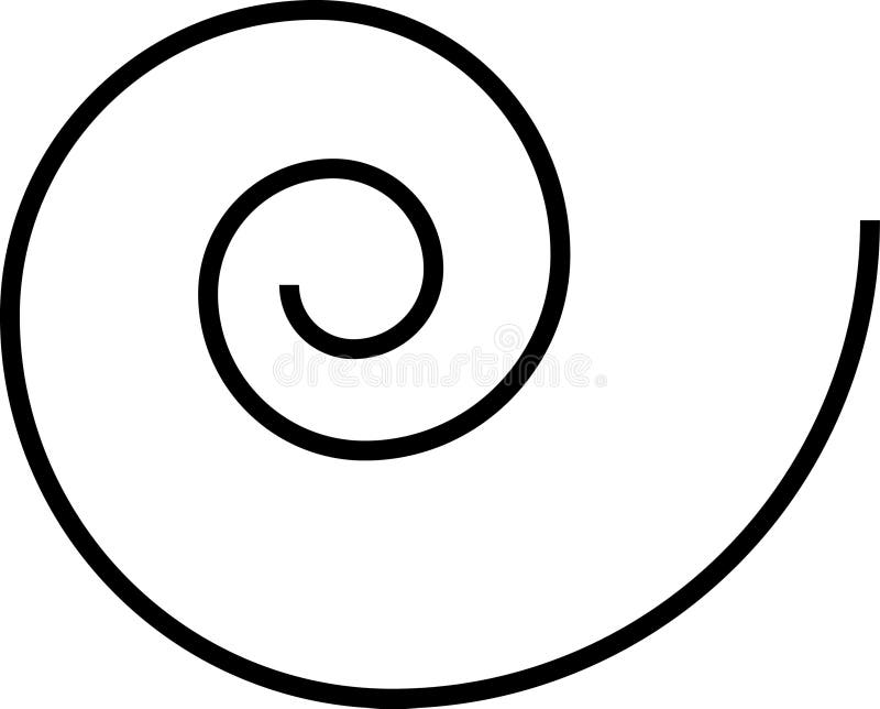 Set of Spiral Design Elements Vector. Spiral Logo Design Elements Stock ...