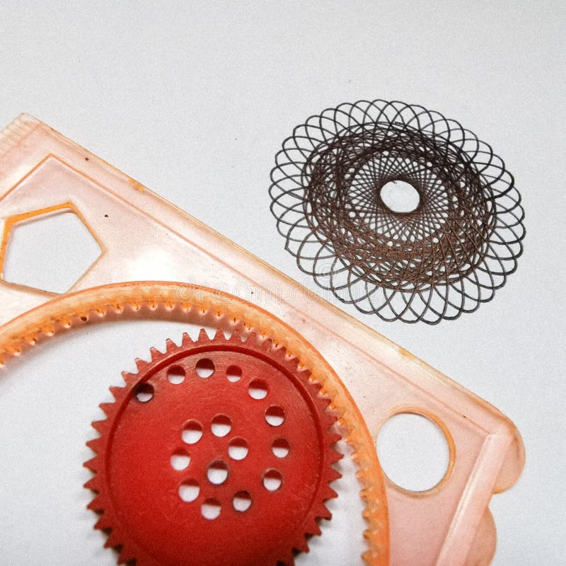 Spirograph stock image. Image of spirograph, pattern - 188695659