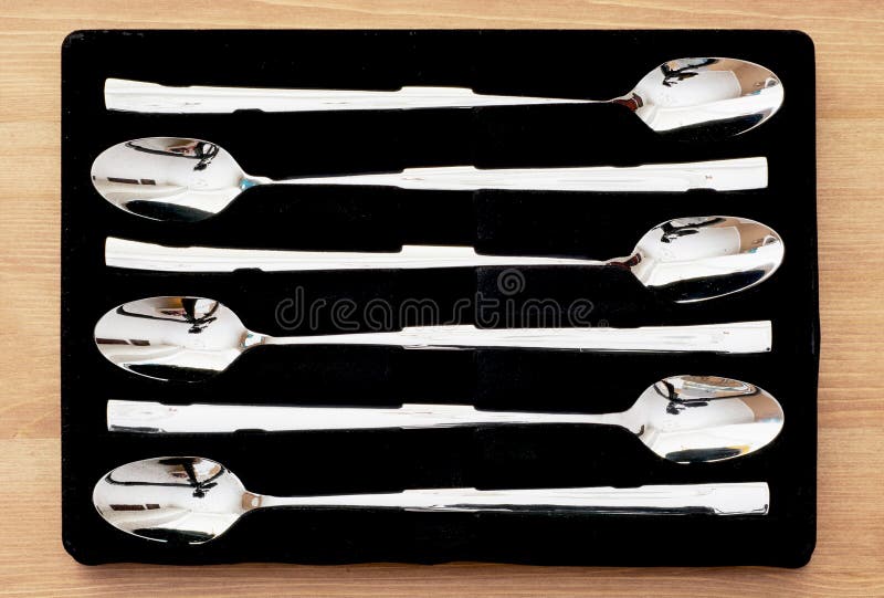 Set of spoons stock photo. Image of collection, handle - 41962914