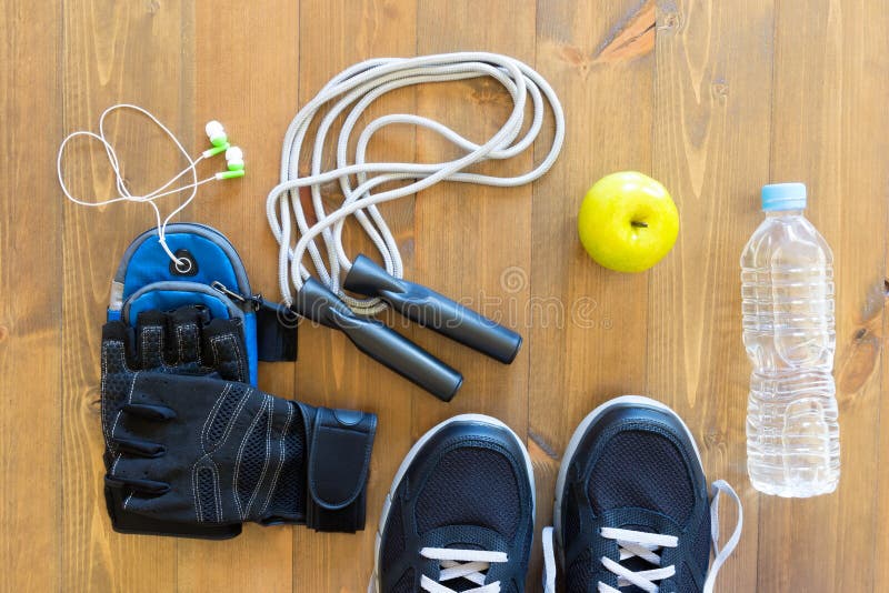 Set of sports in the hall stock photo. Image of plank - 74648476