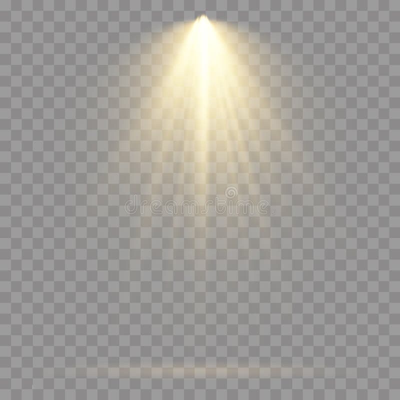 Set of Spotlight. stock vector. Illustration of black - 196697679