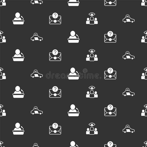 Set Spy, Agent, Police Car and Flasher, Speaker and Envelope with ...