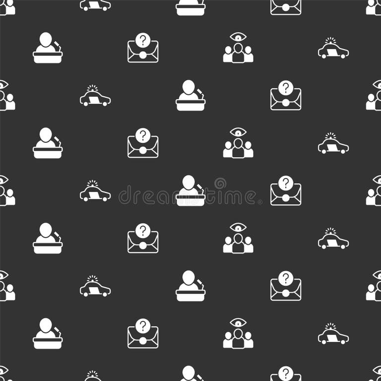 Set Spy, Agent, Police Car and Flasher, Speaker and Envelope with ...