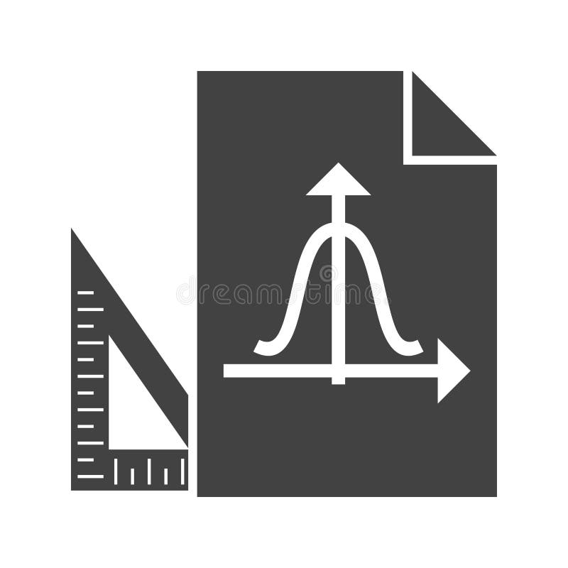 Set Square and Graph stock vector. Illustration of data - 98126625