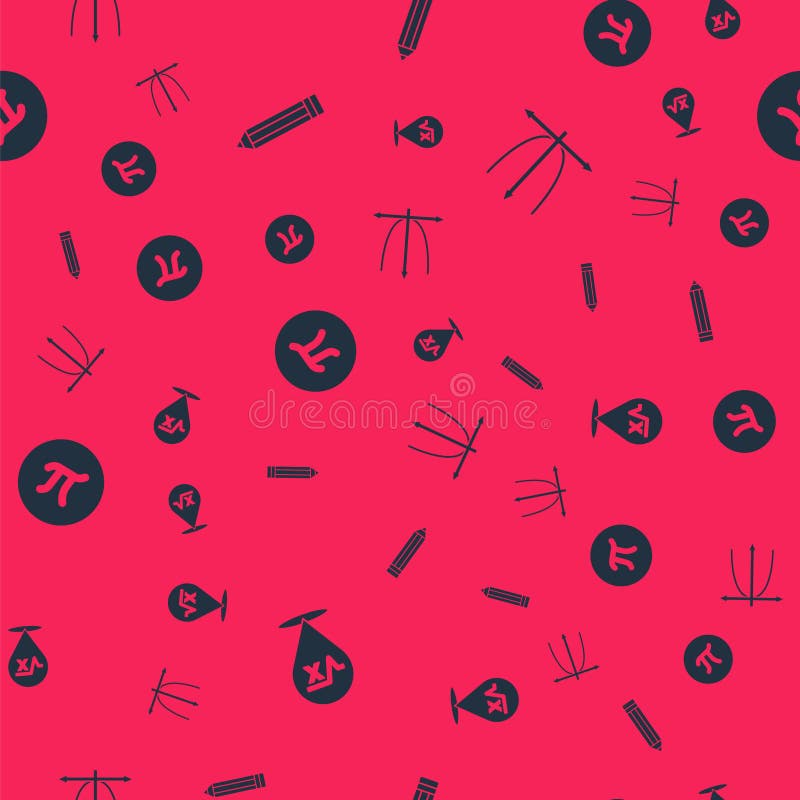 Set Square Root of X Glyph, Pencil, Pi Symbol and Graph, Schedule ...