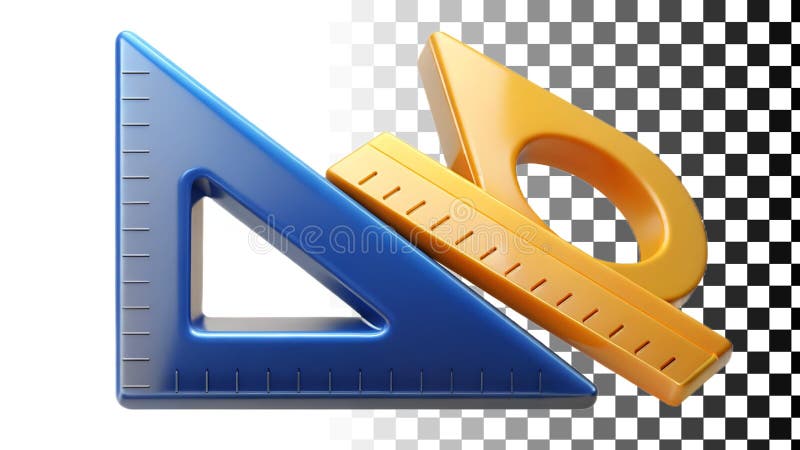 Set Square and Ruler, Geometry Tools, Drafting Instruments, Math Tools ...