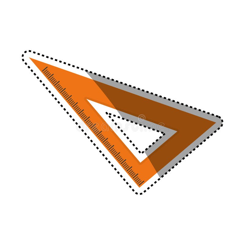 Set square ruler stock illustration. Illustration of math - 87023274