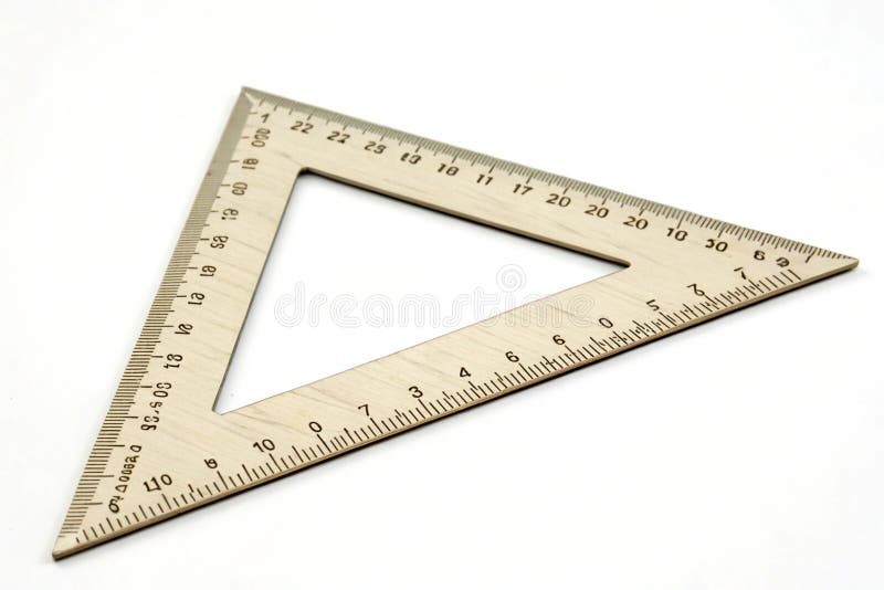 Set Square Triangle on White Background â€ Geometry and Precision Tools ...