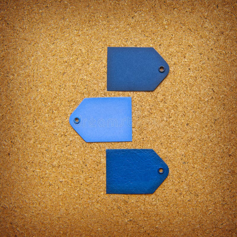 Set of Stained Tags with Strings Stock Photo - Image of retro ...