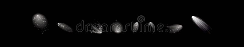 Set of Stardust. Cartoon Icon Design Template with Various Models ...