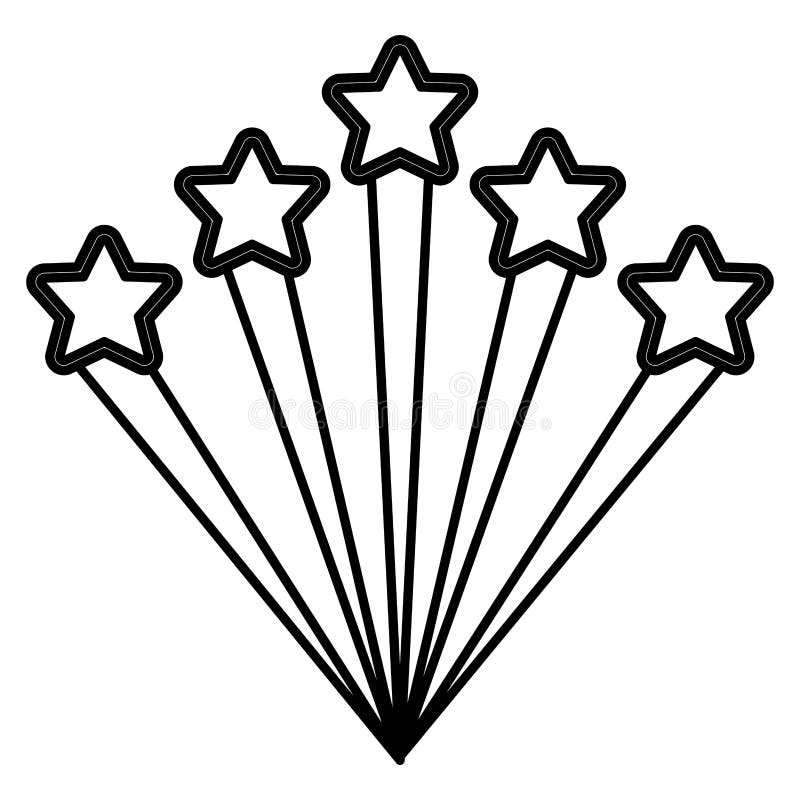 Set stars flying icons stock vector. Illustration of artwork - 141211966