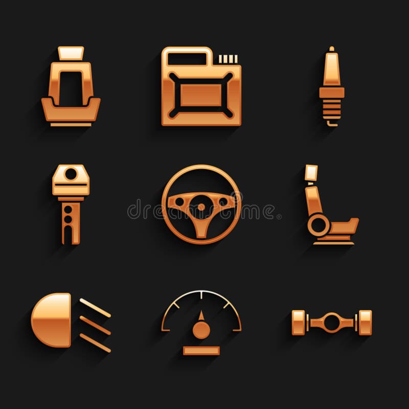 Set Steering Wheel, Speedometer, Chassis Car, Car Seat, High Beam, Key ... Set Steering Wheel, Speedometer, Chassis Car, Car Seat, High Beam, Key ...