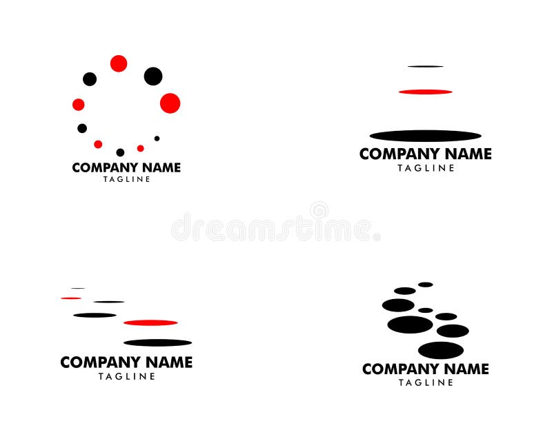Stepping Stone Logo Template Design Stock Vector - Illustration of icon ...