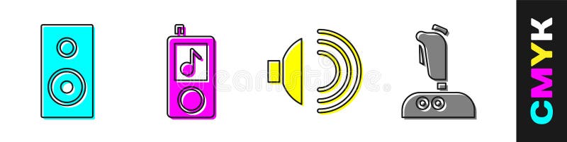 Set Stereo Speaker, Music Player, Speaker Volume and Joystick for ...