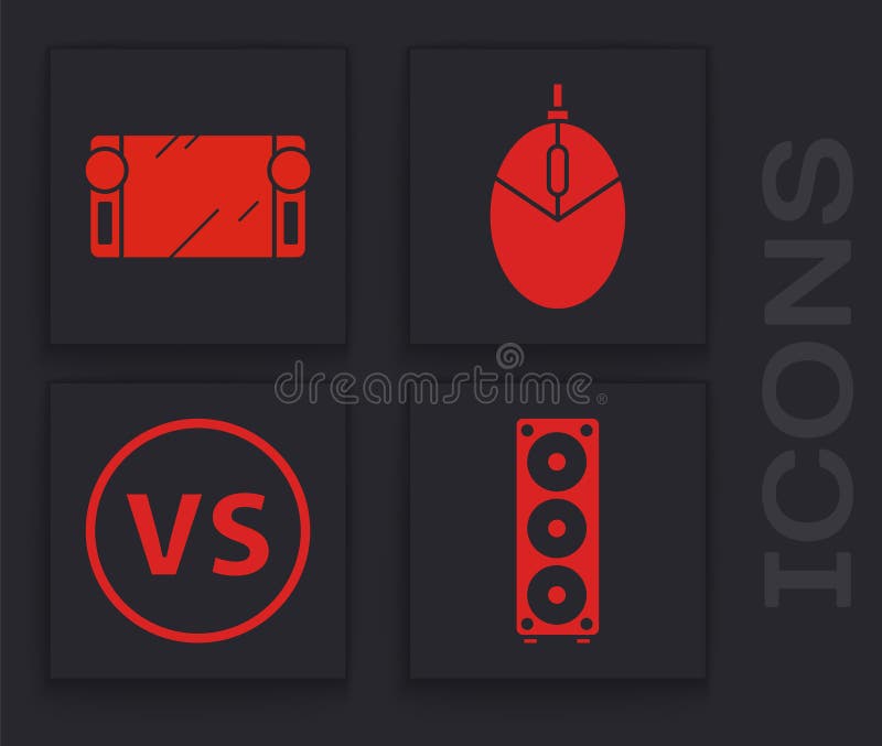 Video Game Vs Icon Stock Illustrations – 399 Video Game Vs Icon Stock ...