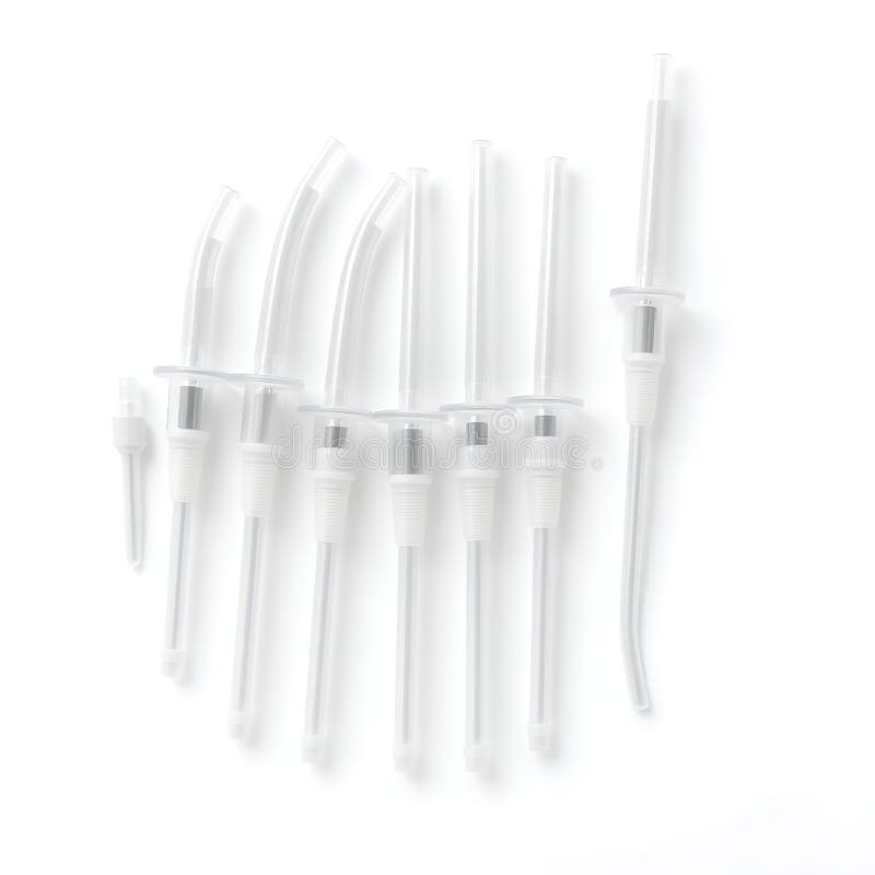 A Set of Sterile Nasal Cannulas with Different Tubing Sizes, Displayed ...