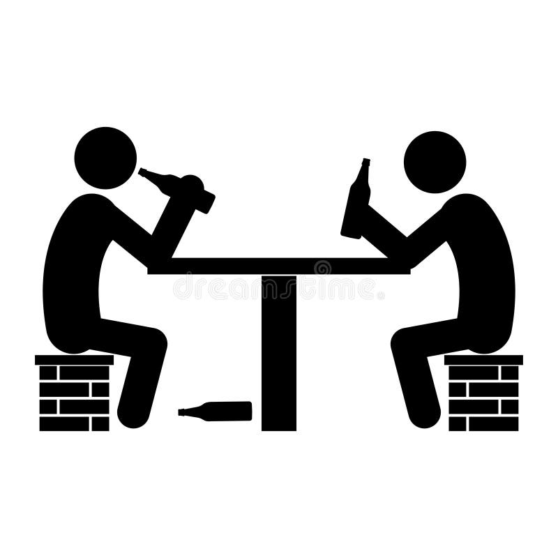 Stick Figure Drinking Beer Stock Illustrations – 56 Stick Figure ...