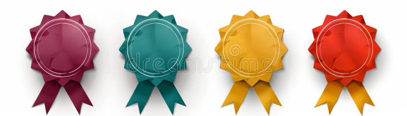 Set of Sticker Labels on White Background Stock Image - Image of ...