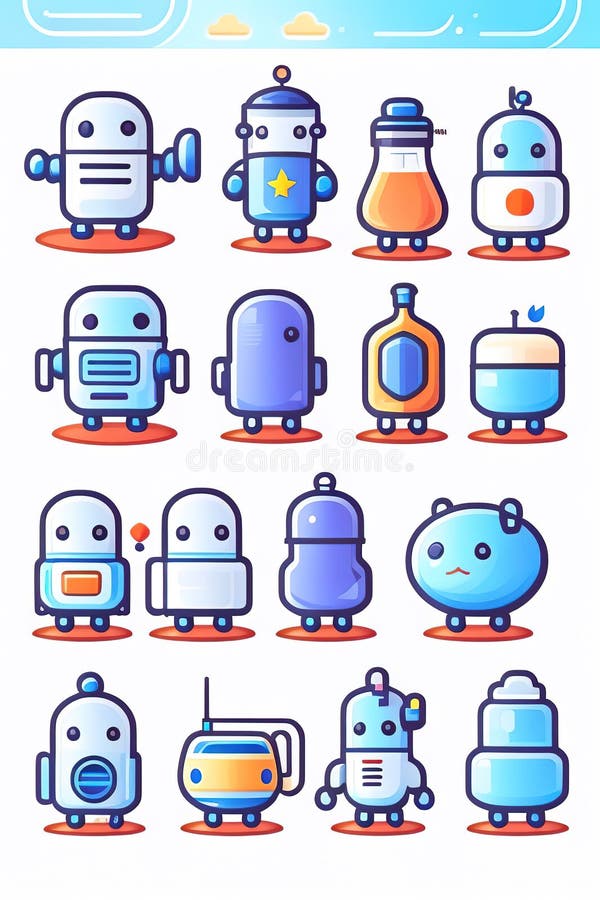 Featuring Robots Stock Illustrations – 359 Featuring Robots Stock ...