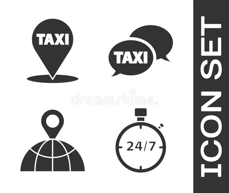Taxi Location Isolated Vector Icon Which Can Easily Modify or Edit ...