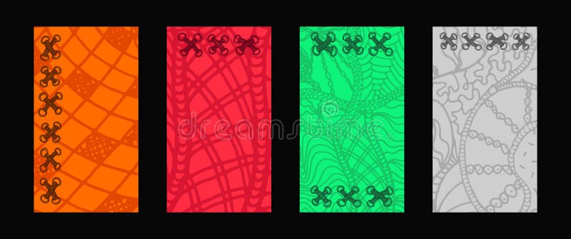 Set of Stories Backgrounds for Social Networks with Hand Drawn Elements ...